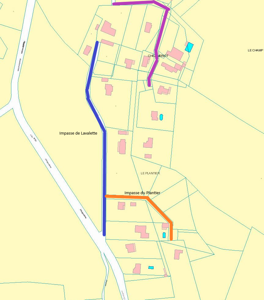Le Plantier routes – Commune de Torsac – Site Officiel